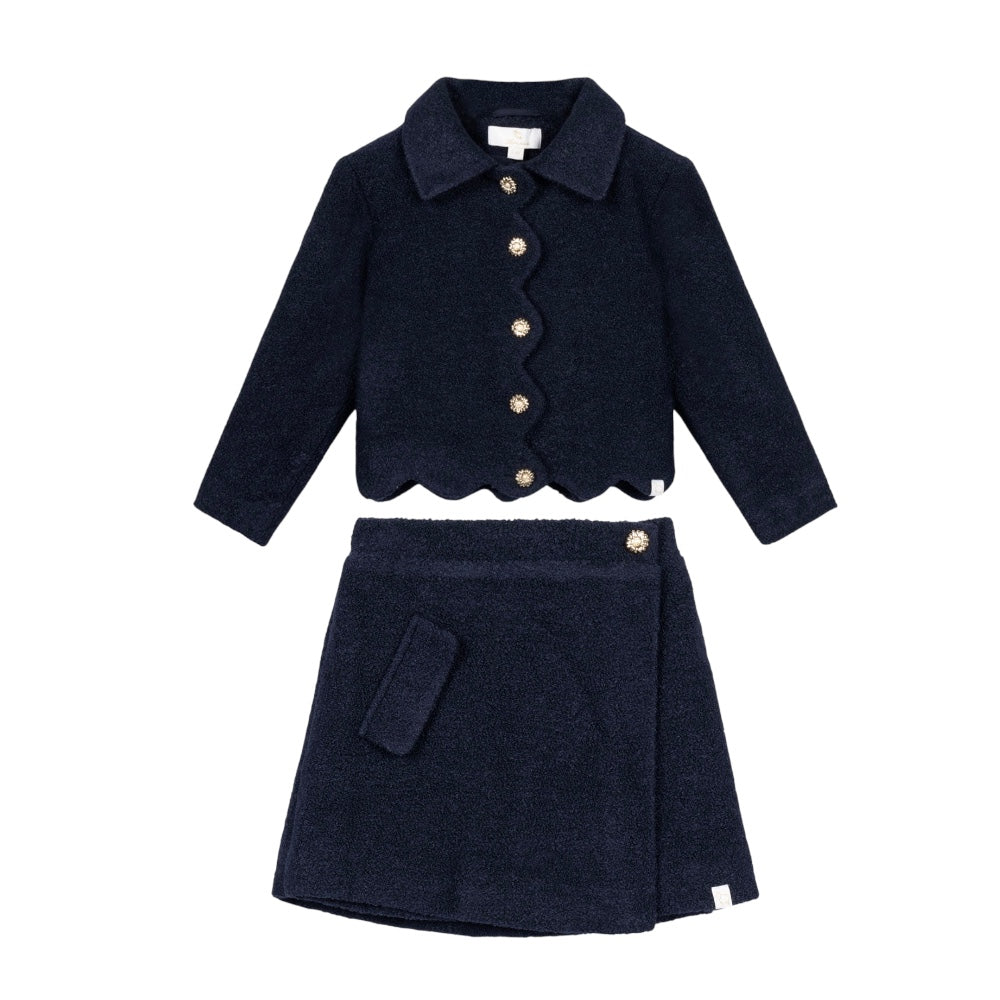 Mara Tweed Set Navy (2 pzs) – Hooray México