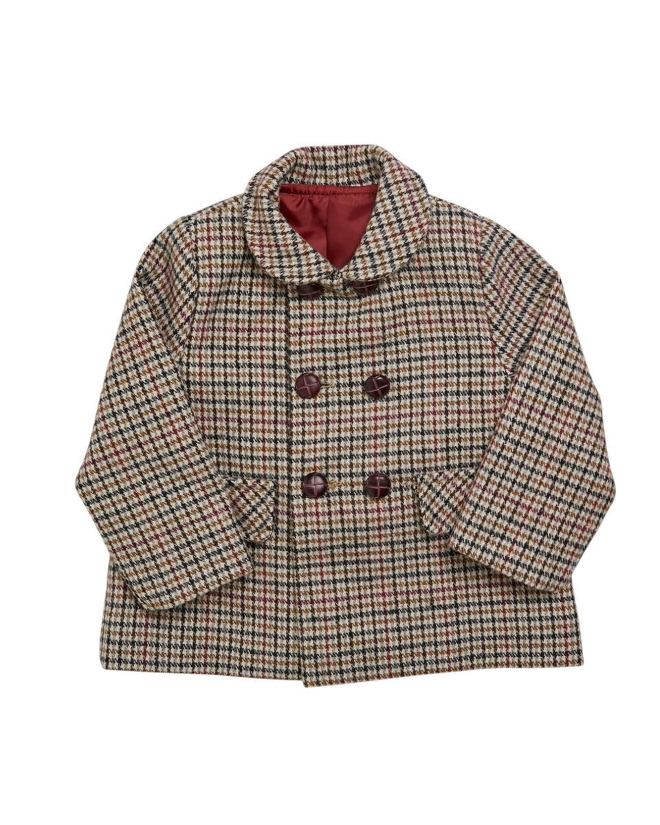 Sherlock Double Breasted Jacket Checked Tweed – Hooray México